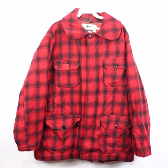 Woolrich | Jackets & Coats | Vintage Woolrich Wool Tartan Plaid Hunting ...